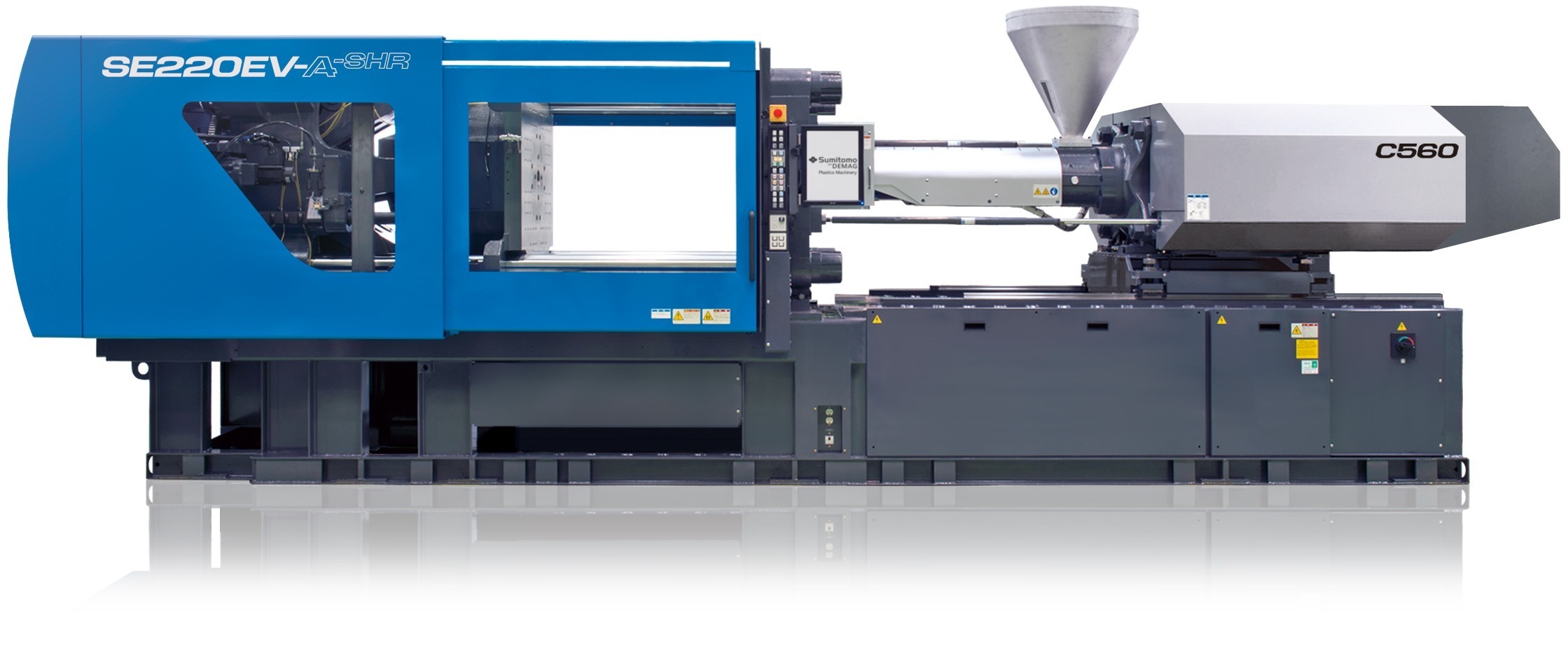 Sumitomo (SHI) Demag debuting Super High Response (SHR) model showing ...